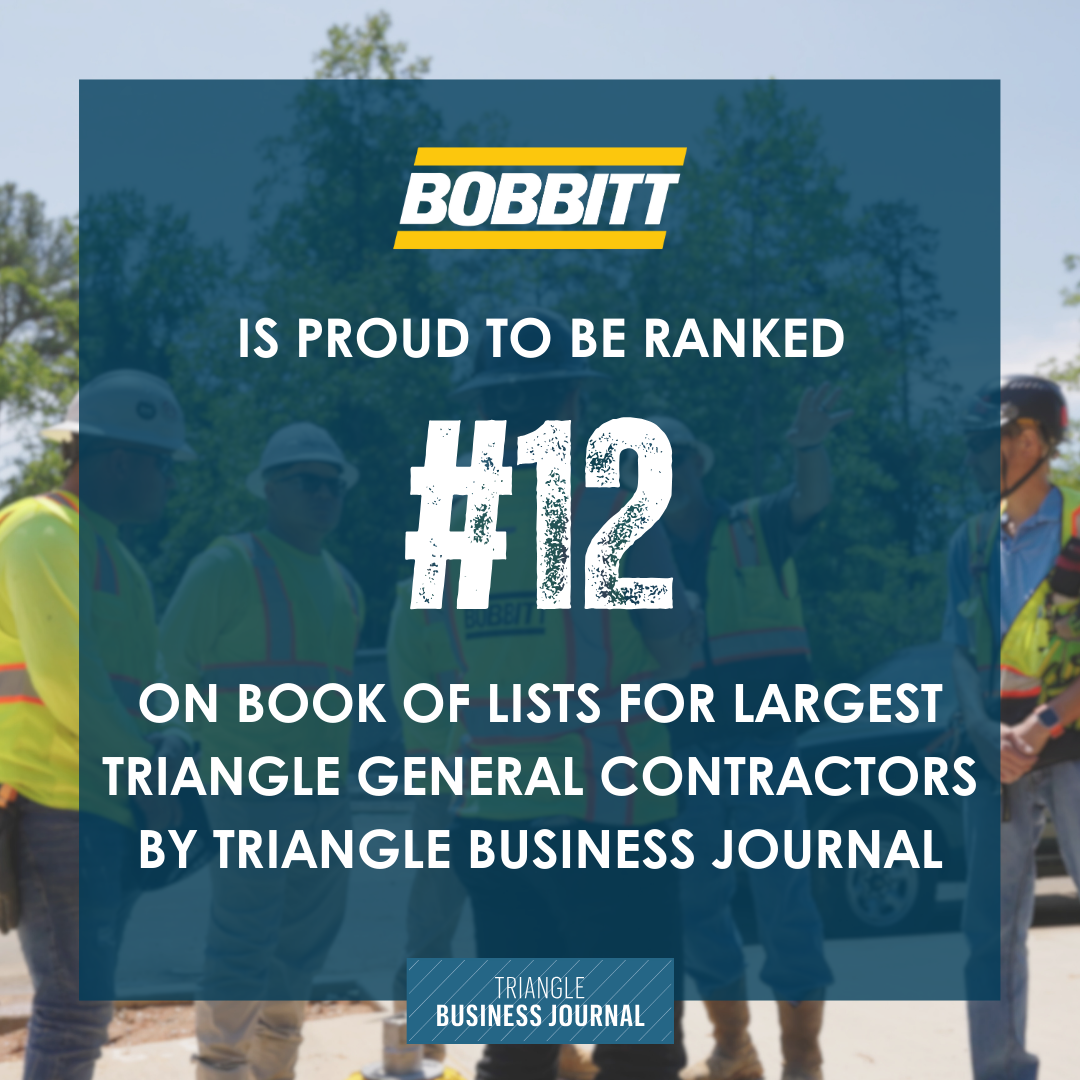Bobbitt on Triangle Business Journal’s List of Largest General ...